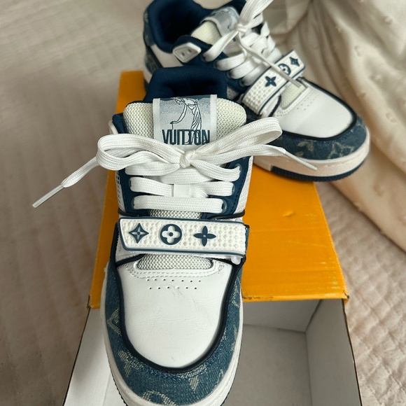 Louis Vuitton | Shoes | Louis Vuitton Lv Trail Sneaker Kids | Poshmark